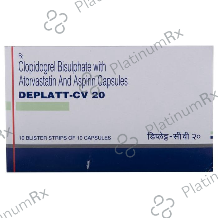 Deplatt CV 20/75/75mg Capsule 10s | Uses, Price & Substitutes