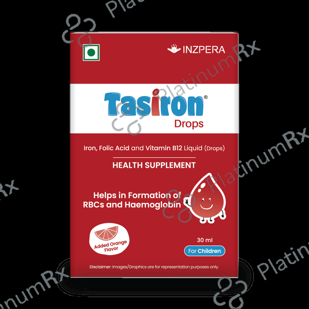 Tasiron Drops 30ml – Uses, Price, Side Effects | PlatinumRx