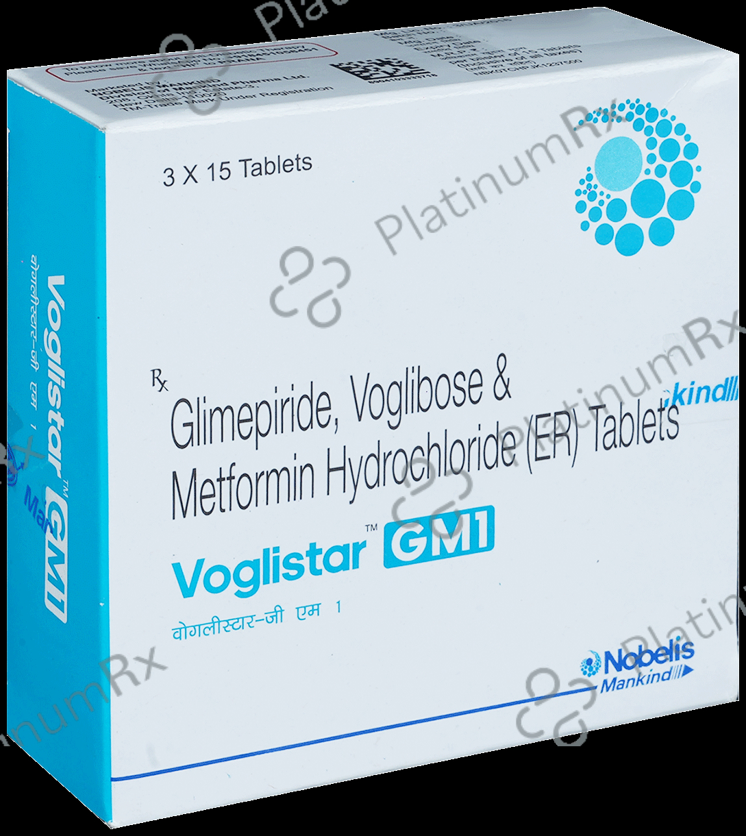 Voglistar GM1 Tablet ER 15s – Save 49% on Substitute Medicine
