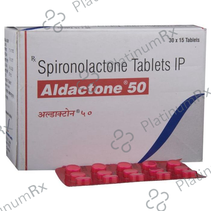Aldactone 50mg Tablet 15s – Save 28% on Substitute Medicine