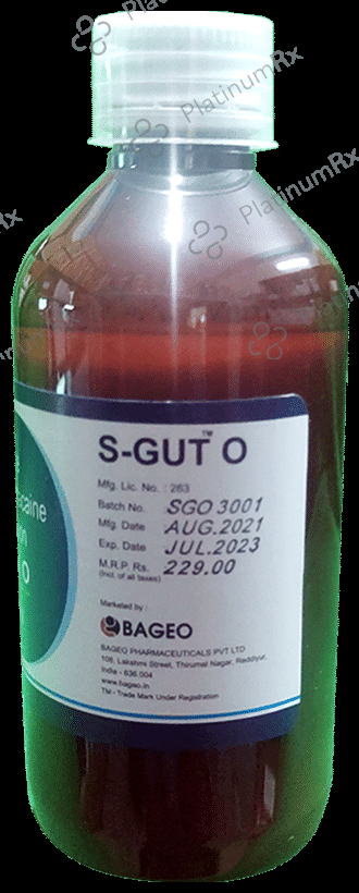 S-Gut O Oral Suspension - Save 32% on Substitute Medicine