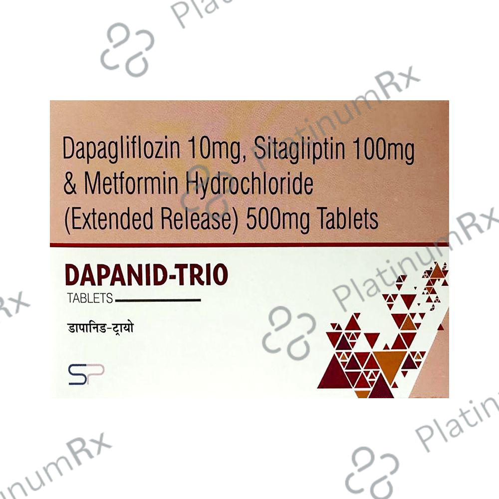 Dapanid Trio Tablet 10s – Uses, Price, Side Effects | PlatinumRx