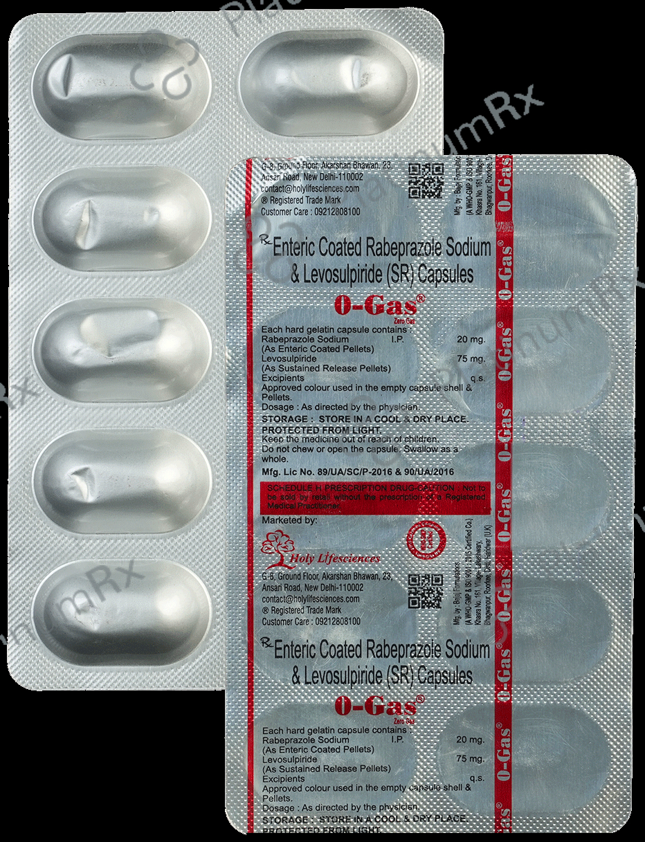 O-Gas Capsule SR | Uses, Price & Substitutes