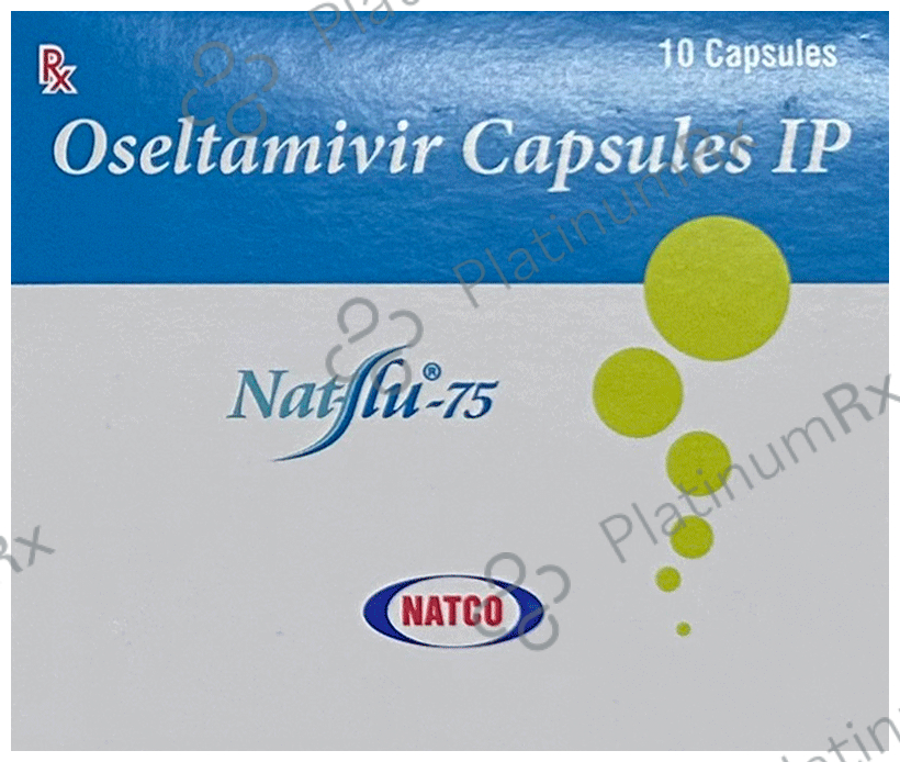 Natflu 75mg Capsule - Save 36% on Substitute Medicine