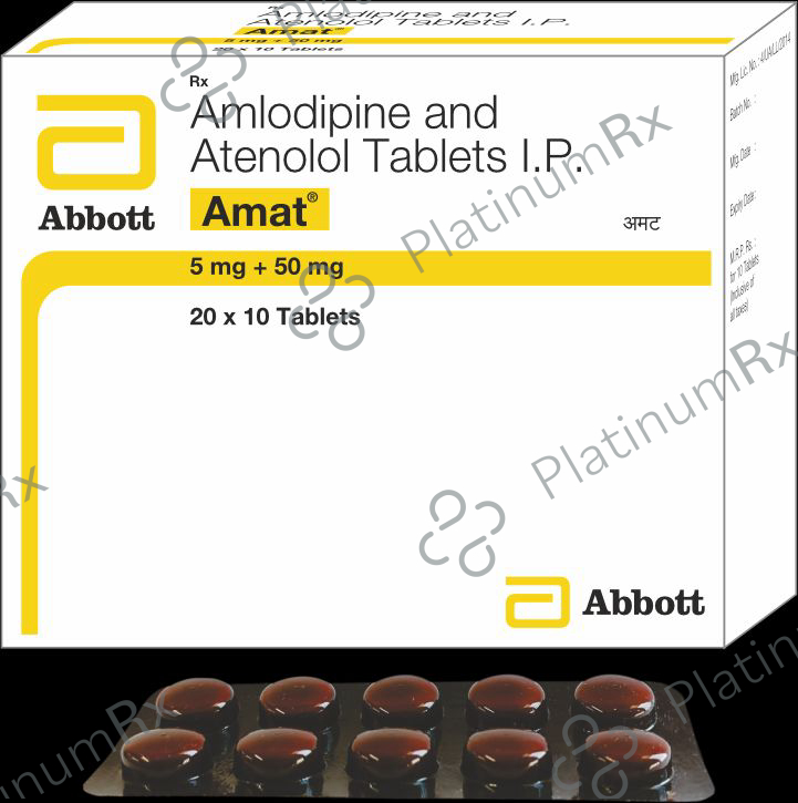 Amat 5/10mg Tablet 10s – Uses, Price, Side Effects | PlatinumRx