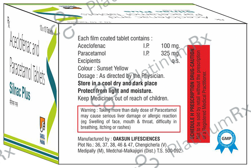 Silnac Plus Tablet - Save 31% on Substitute Medicine