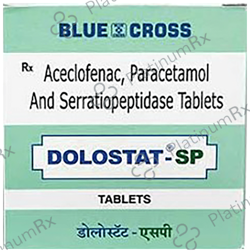 Dolostat SP 100/325/15mg Tablet 10s | Uses, Price & Substitutes