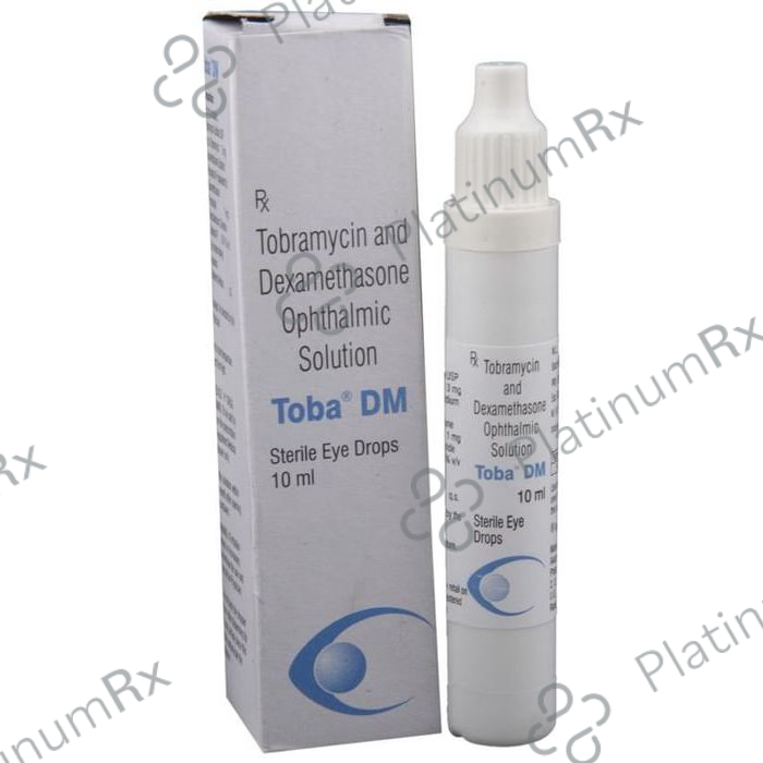 Toba DM Ophthalmic Solution 10ml | Uses, Price & Substitutes