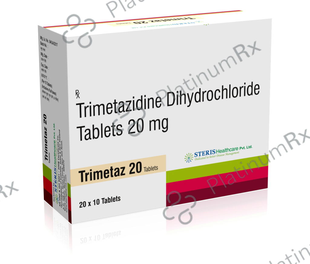 Trimetaz 20mg Tablet 10s – Uses, Price, Side Effects | PlatinumRx