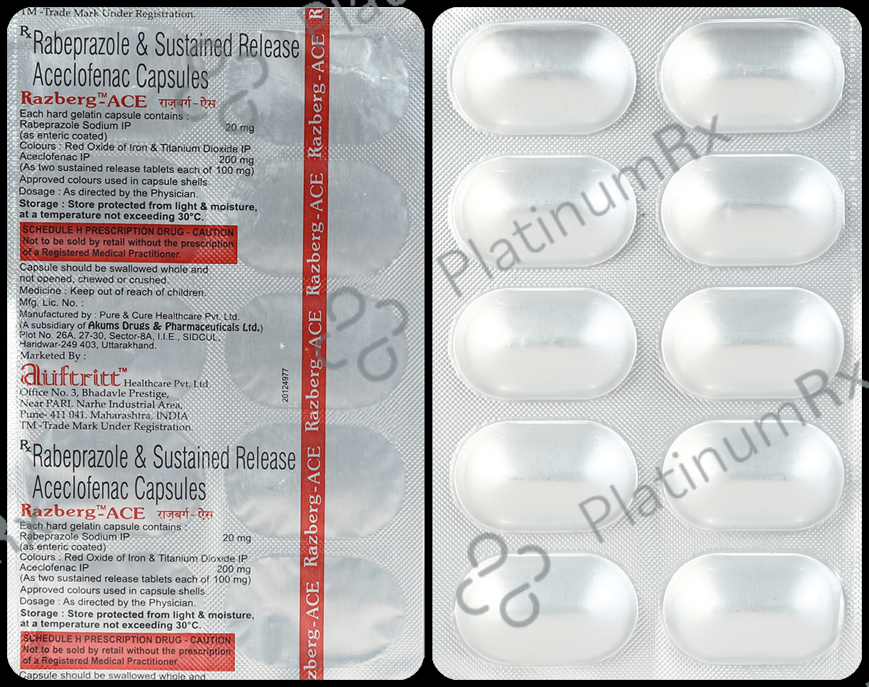Razberg ACE Capsule | Uses, Price & Substitutes