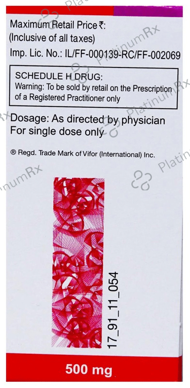 Ferinject 500mg Injection – Uses, Price, Side Effects | PlatinumRx