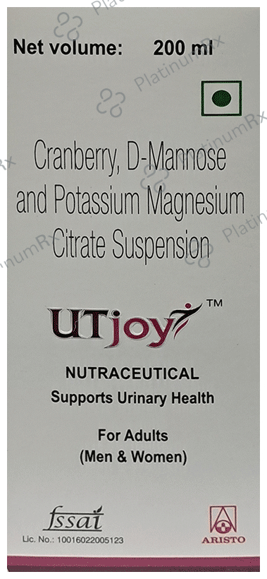 Utjoy Syrup 200ml - Save 50% on Substitute Medicine