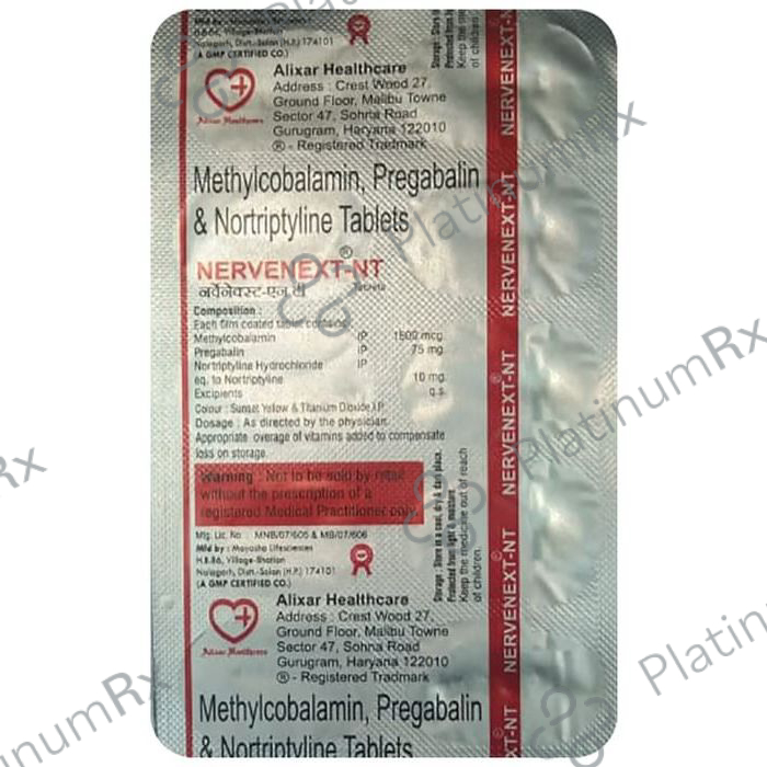 Nervenext-NT Tablet – Uses, Price, Side Effects | PlatinumRx