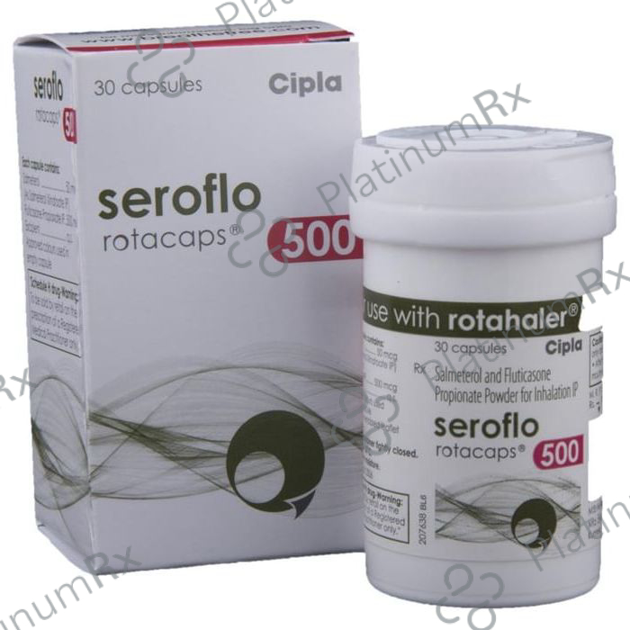 Seroflo 500/50mcg Rotacap 30s | Uses, Price & Substitutes