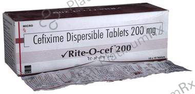 Rite-O-Cef 200 Tablet - Save 21% on Substitute Medicine