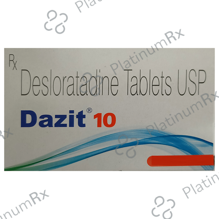 Dazit 10mg Tablet 15s – Uses, Price, Side Effects | PlatinumRx