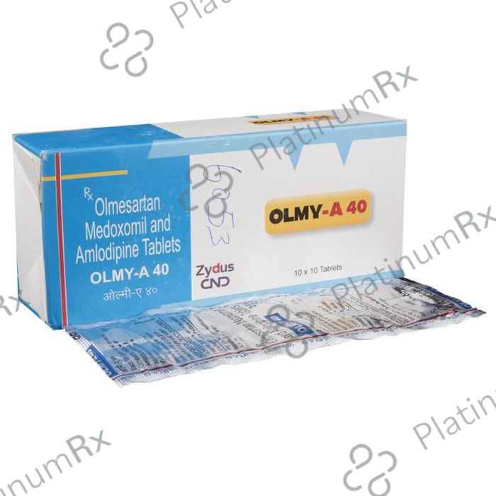 Olmy A 40 5/40mg Tablet 10s - Save 75% on Substitute Medicine