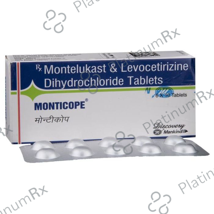 Monticope 5/10mg Tablet 10s | Uses, Price & Substitutes