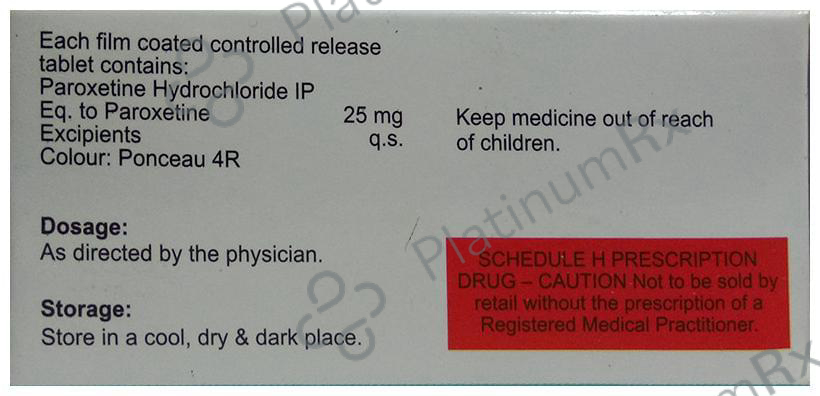 G Rox CR 25mg Tablet 10s - Save 40% on Substitute Medicine