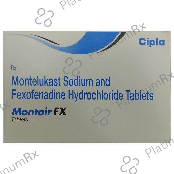 Montair FX 120/10mg Tablet 15s | Uses, Price & Substitutes