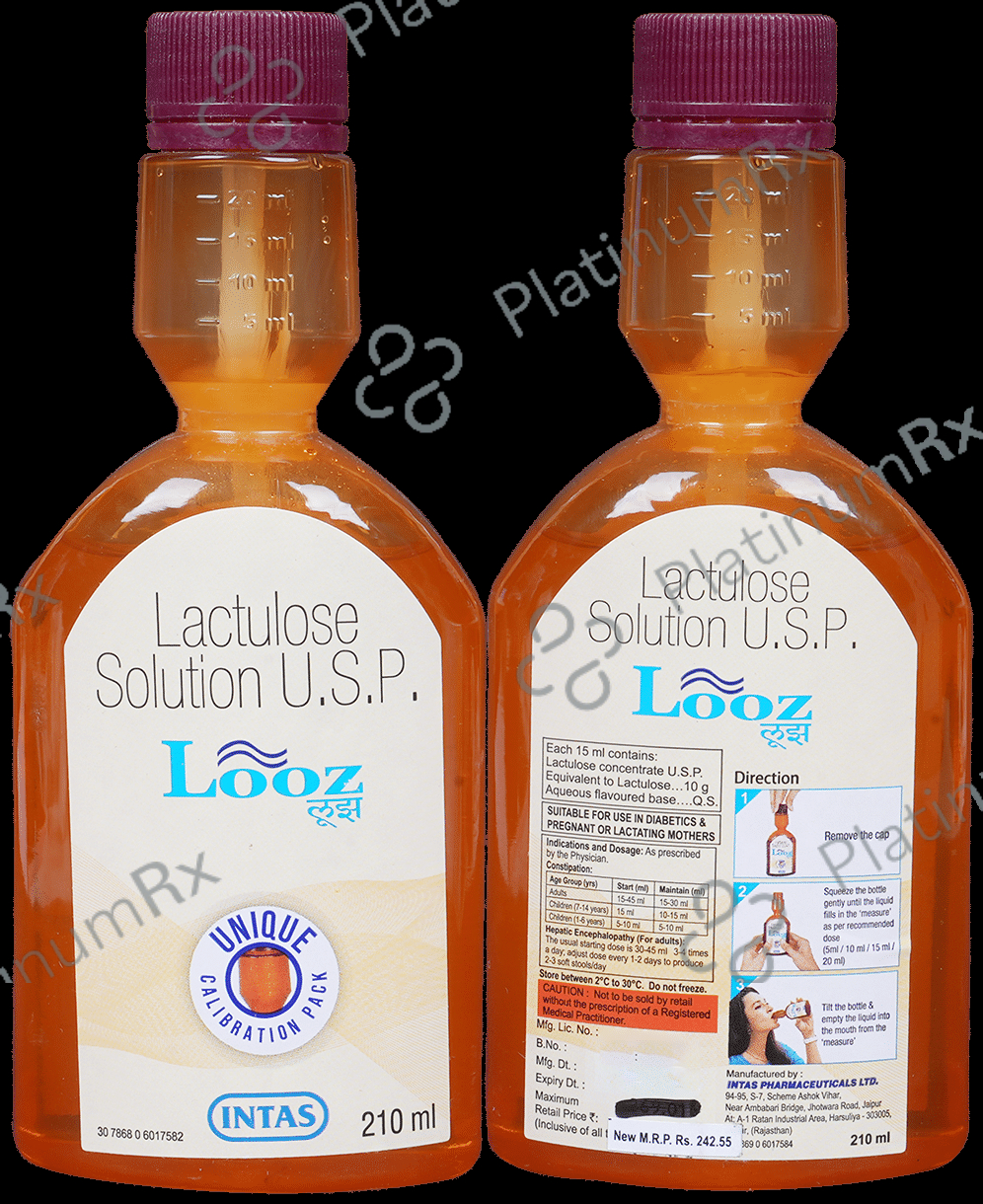 Looz Oral Solution 210ml - Save 23% on Substitute Medicine