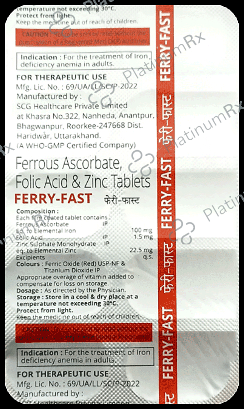 Ferry Fast Tablet 10s | Uses, Price & Substitutes