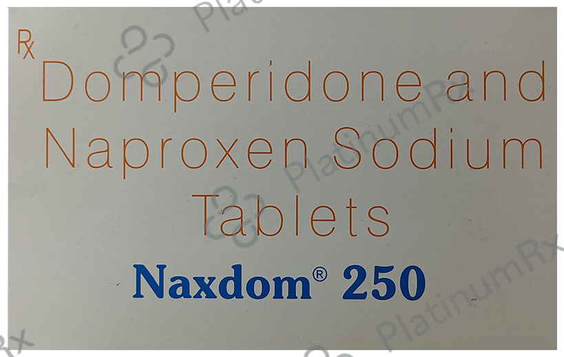 Naxdom 10/250mg Tablet 15s – Save 41% on Substitute Medicine