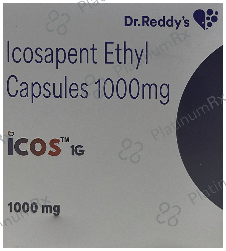 Icos 1000mg Capsule 4s - Save 28% on Substitute Medicine