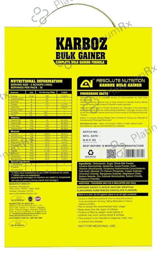 Absolute Nutrition – Uses, Price, Side Effects | PlatinumRx