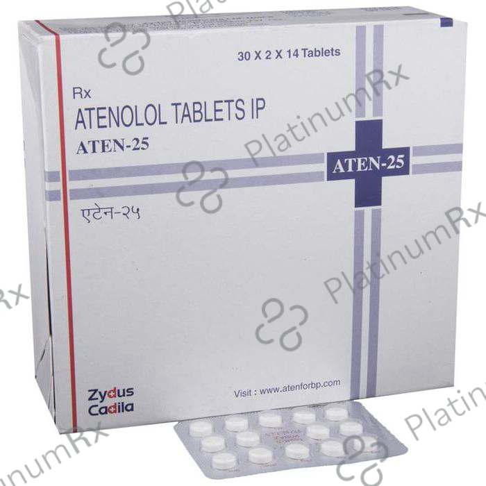 Aten 25mg Tablet 14s – Save 47% on Substitute Medicine