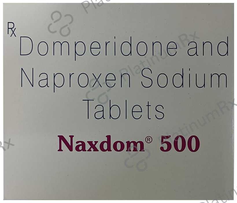Naxdom 500/10mg Tablet 15s - Save 41% on Substitute Medicine