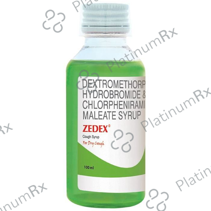 Zedex Cough 2/10mg Syrup 100ml | Uses, Price & Substitutes