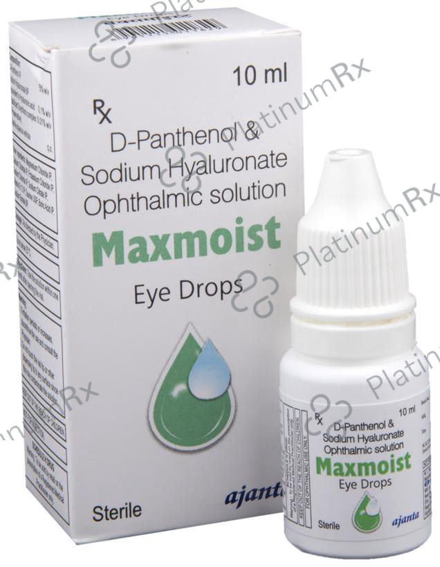 Maxmoist Eye Drop 10ml | Uses, Price & Substitutes
