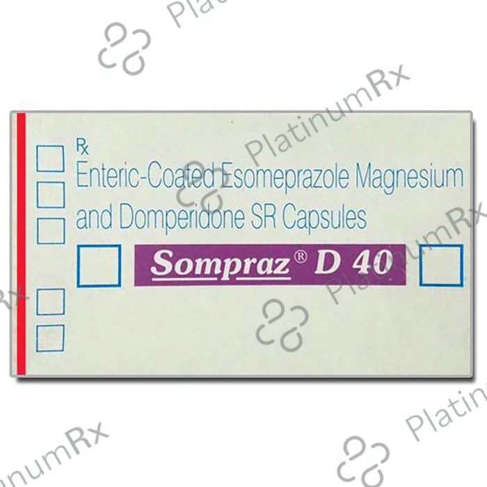 Sompraz D 40/30mg Capsule SR 15s | Uses, Price & Substitutes