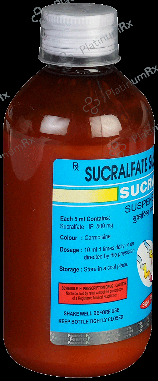 Sucrafil 500mg Sugar Free Oral Suspension 200ml - Save 27% on Substitute Medicine