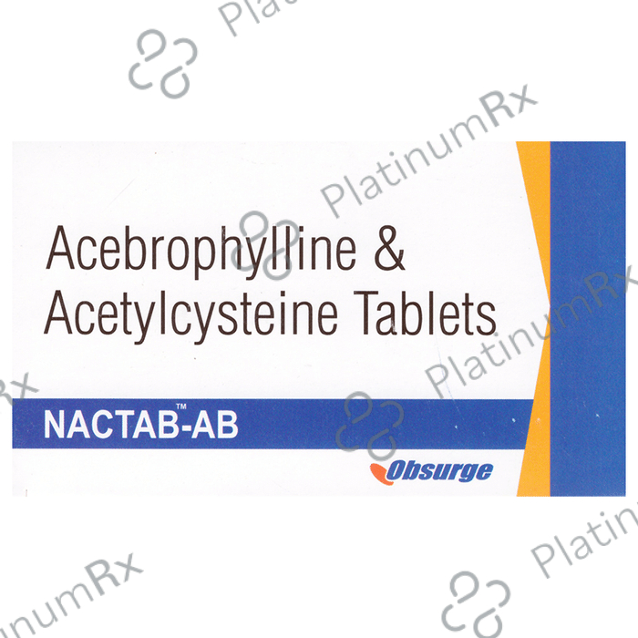 Nactab AB Tablet 10s - Save 45% on Substitute Medicine