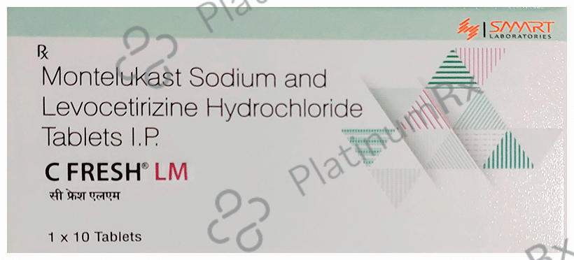 C Fresh LM 5/10mg Tablet 10s - Save 4% on Substitute Medicine