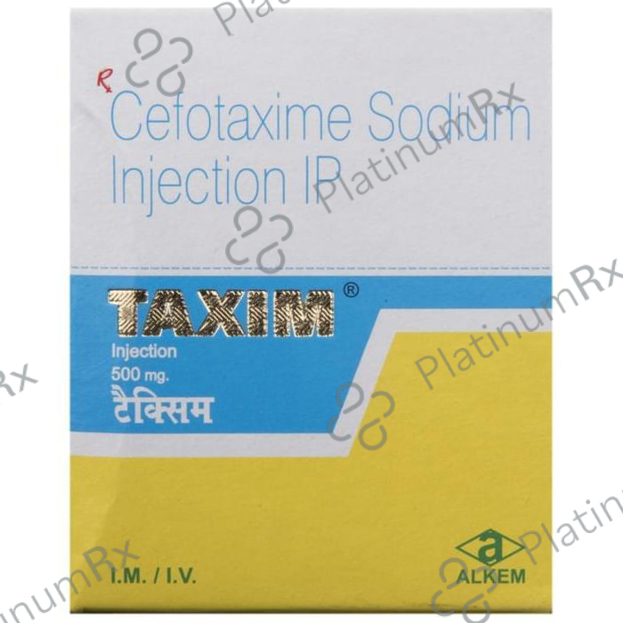 Taxim 500mg Injection 2ml | Uses, Price & Substitutes