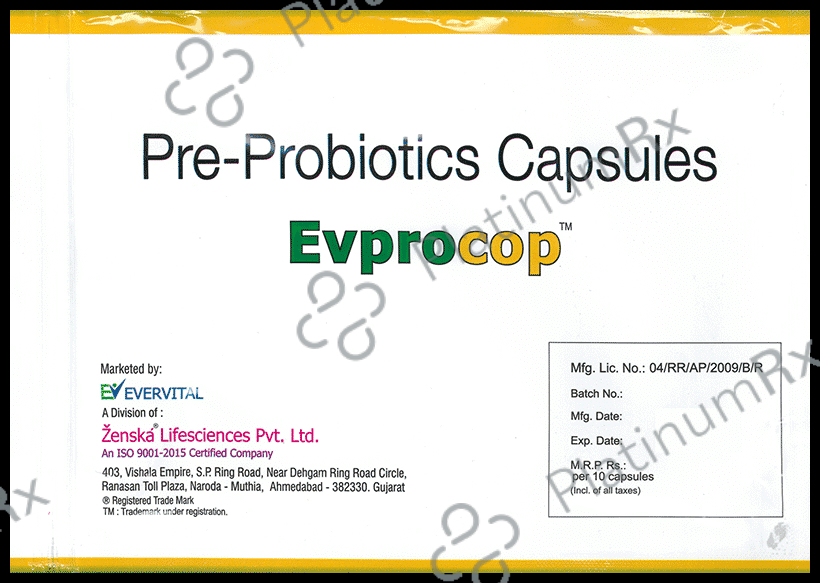 Evprocop Capsule – Uses, Price, Side Effects | PlatinumRx