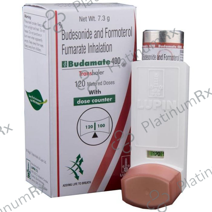 Budamate 400/6mcg Transhaler 120MDI | Uses, Price & Substitutes