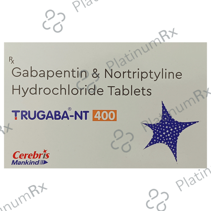 Trugaba NT 400/10mg Tablet 10s - Save 46% on Substitute Medicine