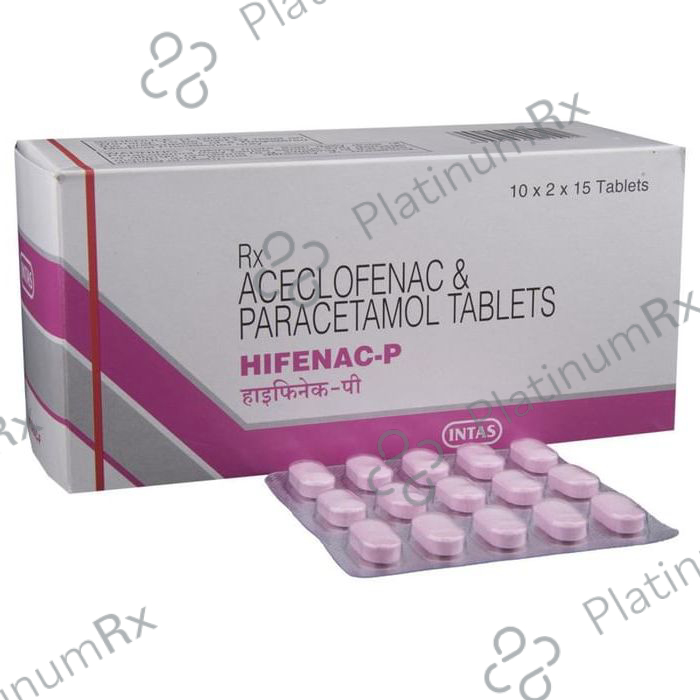 Hifenac P 100/325mg Tablet 15s | Uses, Price & Substitutes