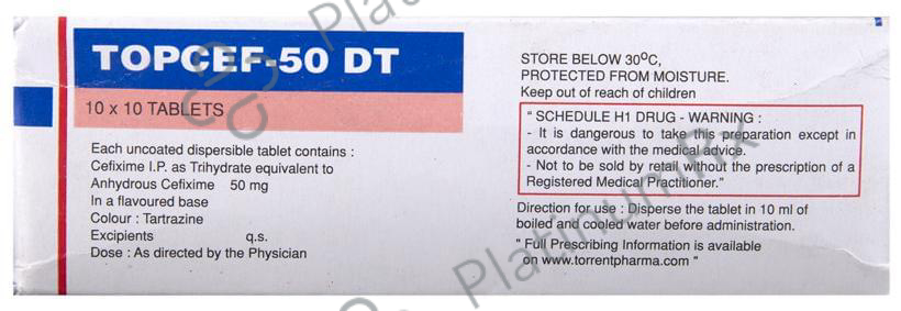 Zifi 50mg DT Tablet 10s Uses, Price, Side Effects | PlatinumRx