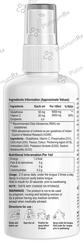 Ethiglo Intra Oral Spray – Uses, Price, Side Effects | PlatinumCare