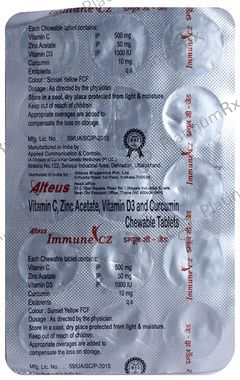Immune CZ Chewable Tablet – Uses, Price, Side Effects | PlatinumRx