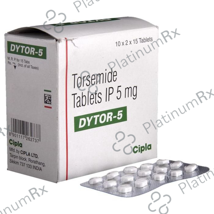 Dytor 5mg Tablet 15s - Save 68% on Substitute Medicine