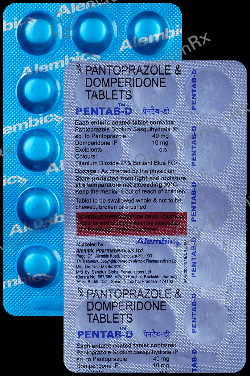 Pentab-D Tablet 15 Tablet - Save 55% on Substitute Medicine
