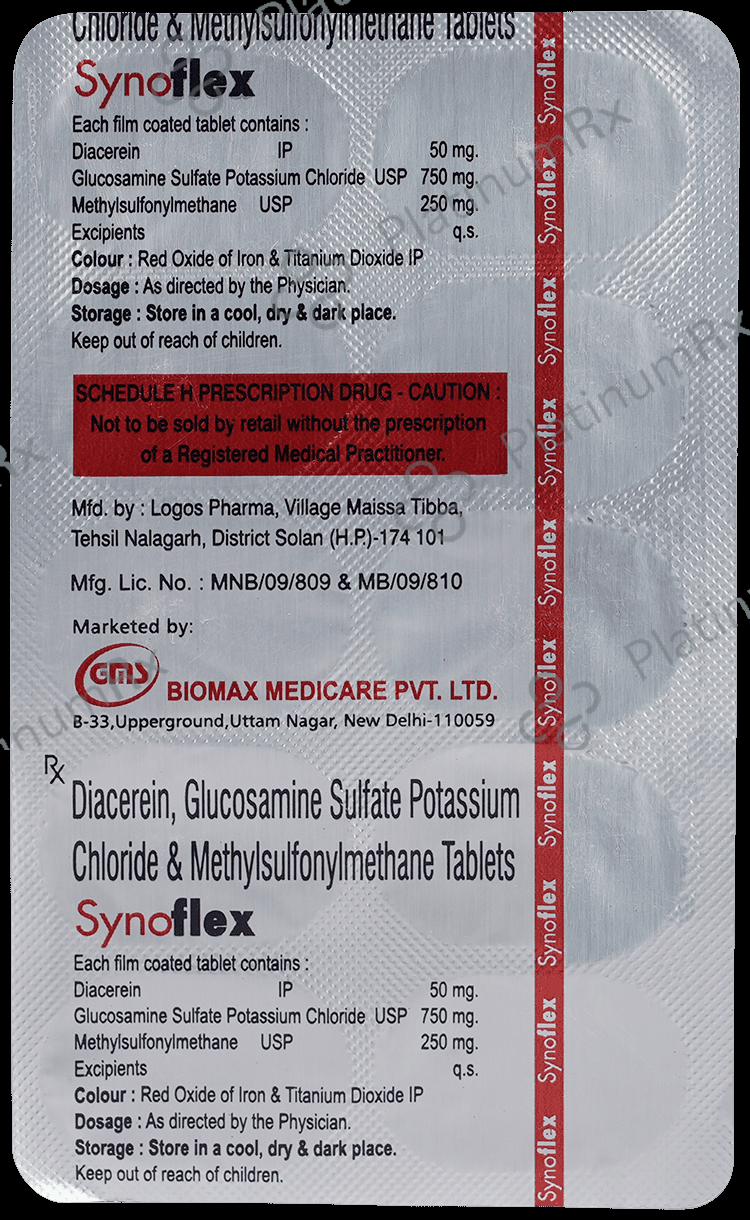 Synoflex Tablet 10s - Save 30% on Substitute Medicine
