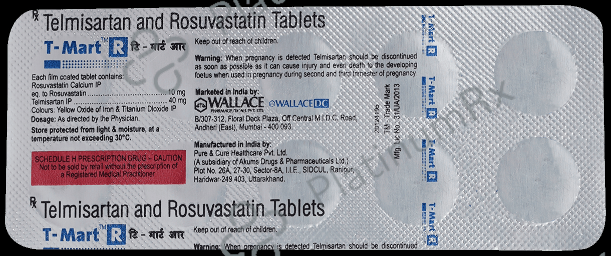 T Mart R 10/40mg Tablet 10s – Save 69% on Substitute Medicine