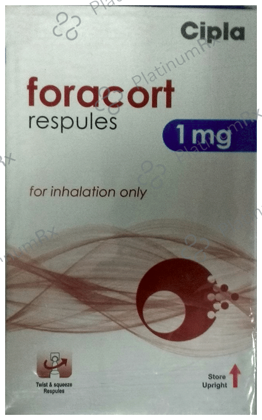 Foracort 1mg/20mcg Respules 5X2ml - Save -122% on Substitute Medicine